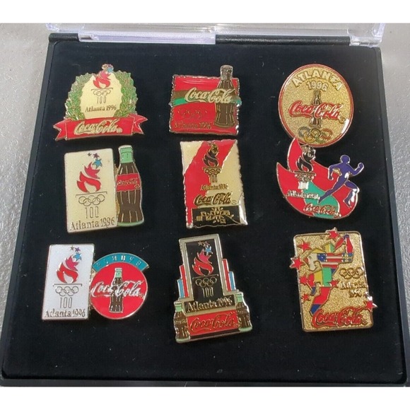 Coca Cola | Accessories | 9 Collectible Coca Cola 996 Atlanta Olympics ...